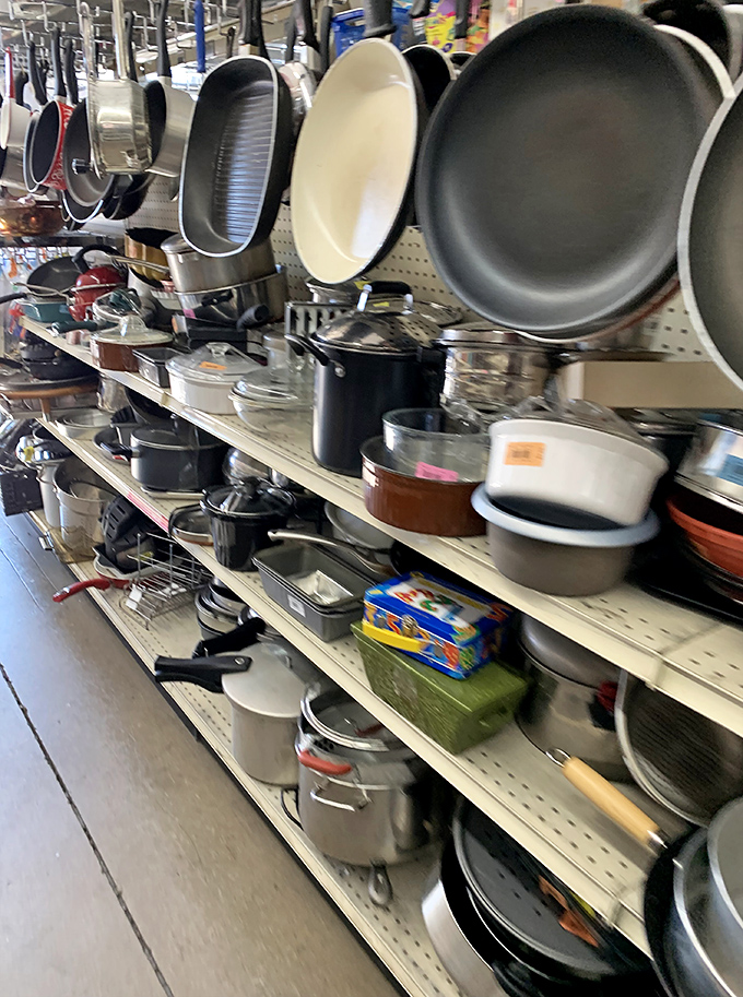Kitchen archaeology at its finest &ndash; cast iron pans with stories to tell and plenty of cooking adventures left in them.