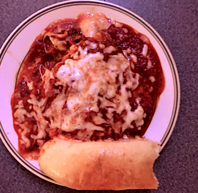 Lasagna shouldn't need a passport, but this plate has clearly traveled straight from an Italian grandmother's kitchen to rural Ohio.
