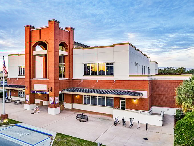 Leesburg's library stands as a modern community hub where architecture and accessibility meet &ndash; proving books still bring people together in the digital age.