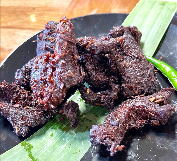 Lemongrass beef jerky that makes gas station jerky look like sad, leathery punishment. This is meat candy for grown-ups.