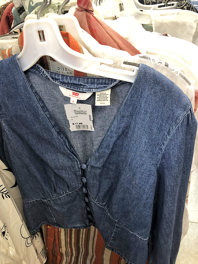 A perfectly broken-in Levi's denim top for under $20? This isn't shopping&mdash;it's time travel to when clothes were built to last.
