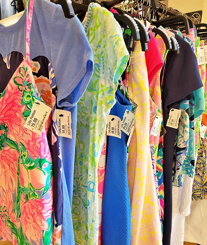 A rainbow of Lilly Pulitzer awaits the savvy shopper. Palm Beach style meets Virginia Beach prices in this colorful corner of paradise.