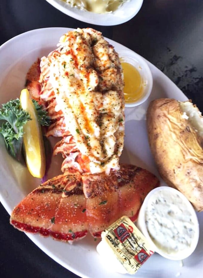 Lobster tail that's been kissed by fire and butter&mdash;the kind of simple luxury that makes you wonder why anyone bothers with complicated food.