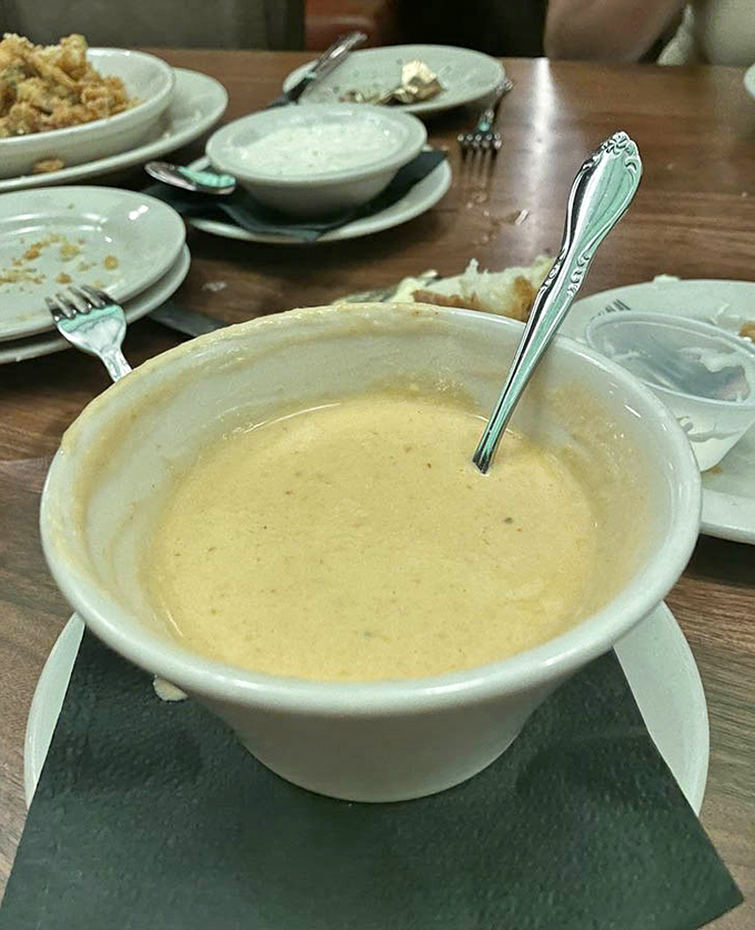 Lobster bisque so velvety and rich, it makes you wonder if soup could apply for luxury tax status.