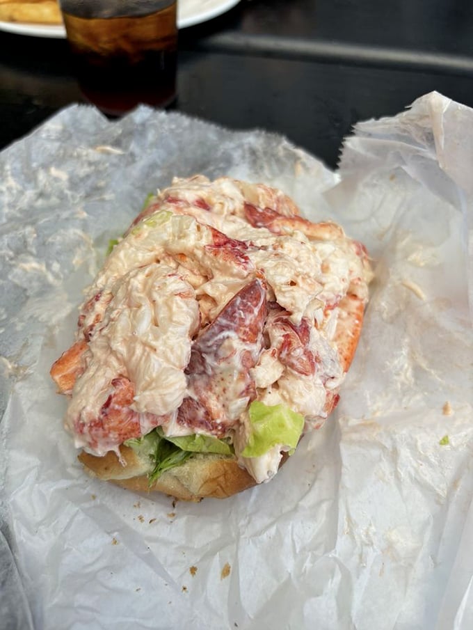 This lobster roll isn't just a sandwich&mdash;it's a celebration of summer in New England, with chunks of lobster meat practically high-fiving your taste buds.
