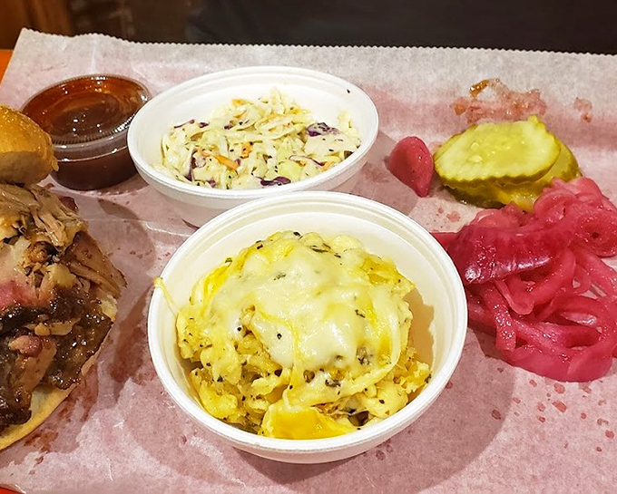 Mac and cheese so creamy, it should come with its own comfort food warning label.