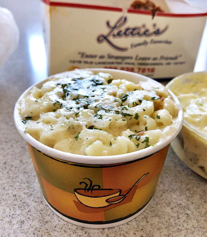 Mac and cheese that's achieved the perfect cheese-pull consistency &ndash; scientific proof that happiness can indeed be measured in dairy products.