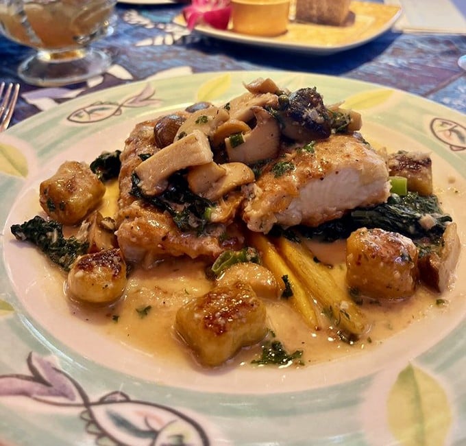 This isn't just Mahi-Mahi &ndash; it's Mahi-Magnificent! Swimming in a sauce so good you'll contemplate drinking it directly from the plate when nobody's looking.