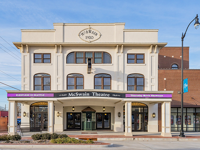 The historic McSwain Theatre has been entertaining Ada residents since 1920, offering affordable shows without big-city ticket shock.