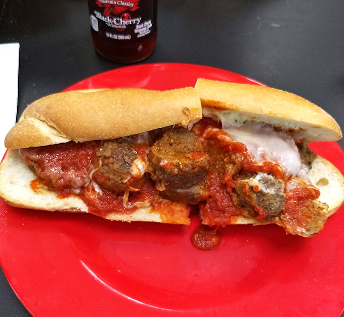 Meatball subs that would make an Italian grandmother nod in approval. The sauce-soaked bread supporting those hearty spheres of flavor is engineering at its most delicious.
