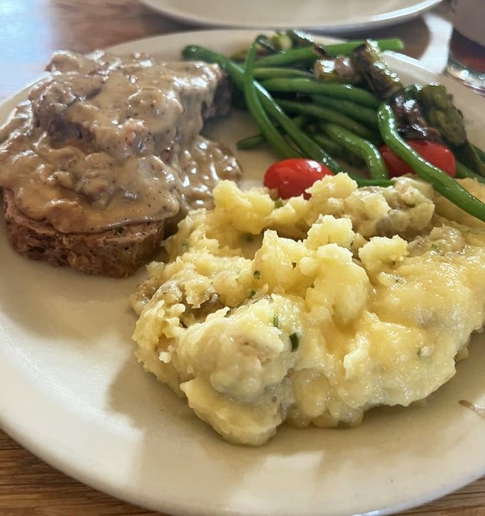 Meatloaf that would make your grandmother both proud and jealous. Comfort food elevated to an art form.