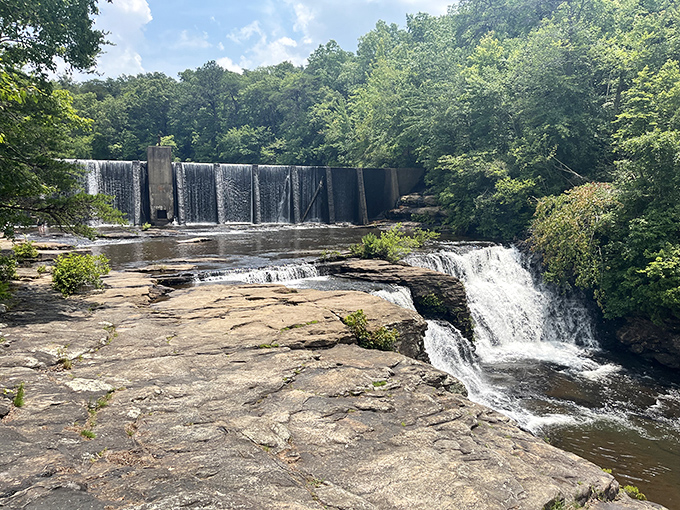 Miller Dam creates a perfect symphony of rushing water and smooth stone – nature's original meditation app.