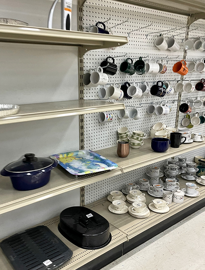 Mug collectors, beware! You'll enter thinking "I'll just look" and leave with enough coffee vessels to serve the entire cast of Friends.