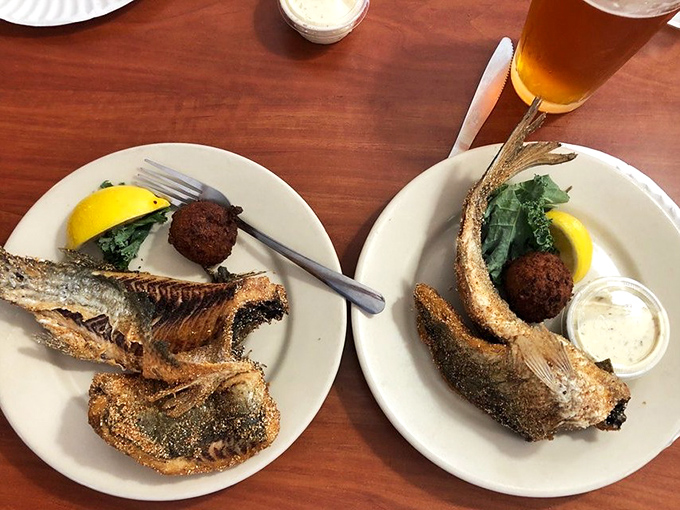 Whole butterflied mullet with hushpuppies&mdash;the dish that separates Florida seafood tourists from the true connoisseurs.
