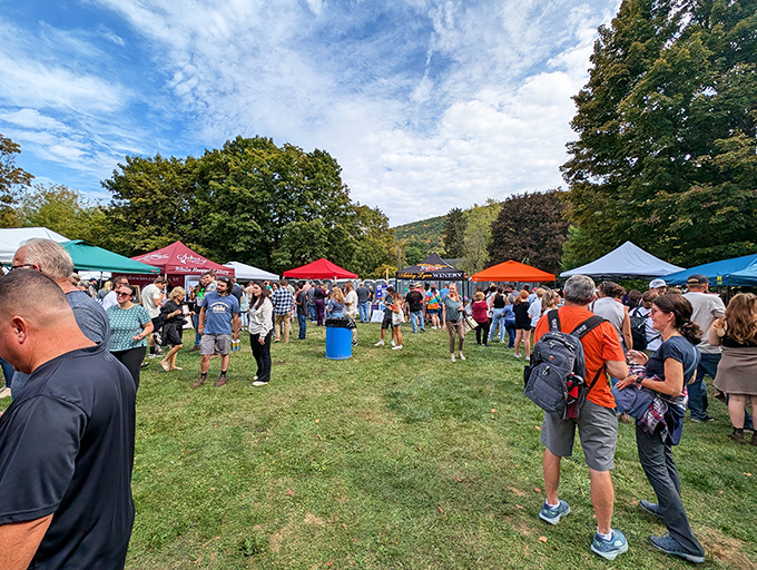 Festival season transforms Naples into a bustling marketplace where grape-lovers gather like wine enthusiasts at a Napa Valley auction—but with more flannel.