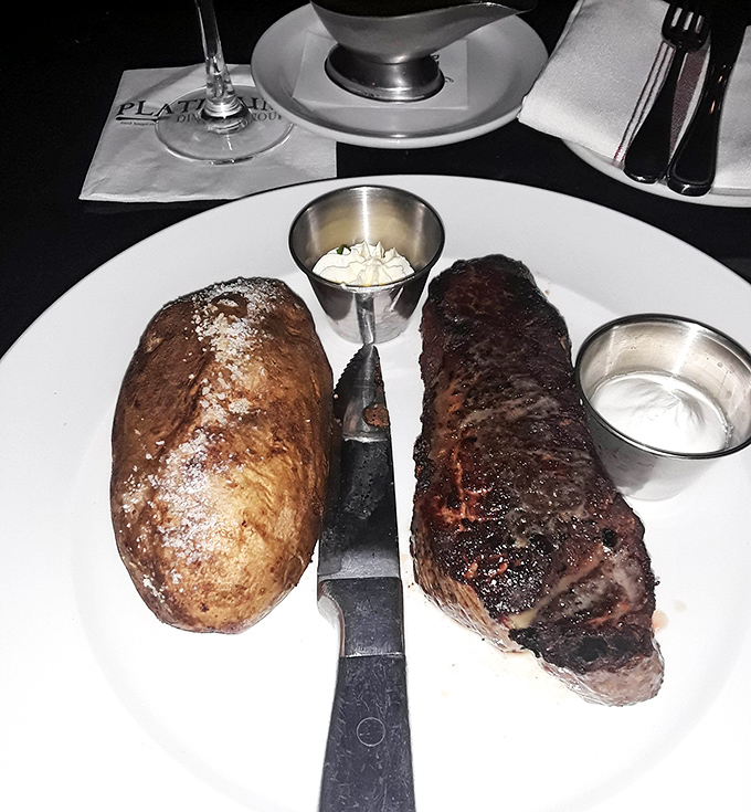 A perfectly cooked steak and a baked potato walk into a bar... and create the kind of classic pairing that makes you wonder why we ever needed fusion cuisine.