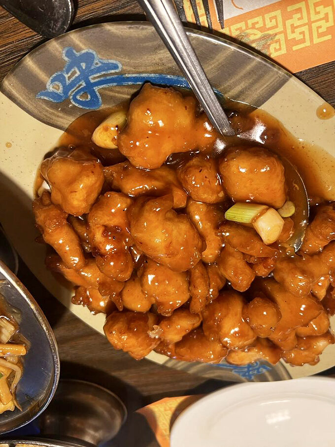 Orange chicken that actually tastes like oranges—what a concept! Crispy, saucy, and absolutely nothing like the mall food court version you're used to.