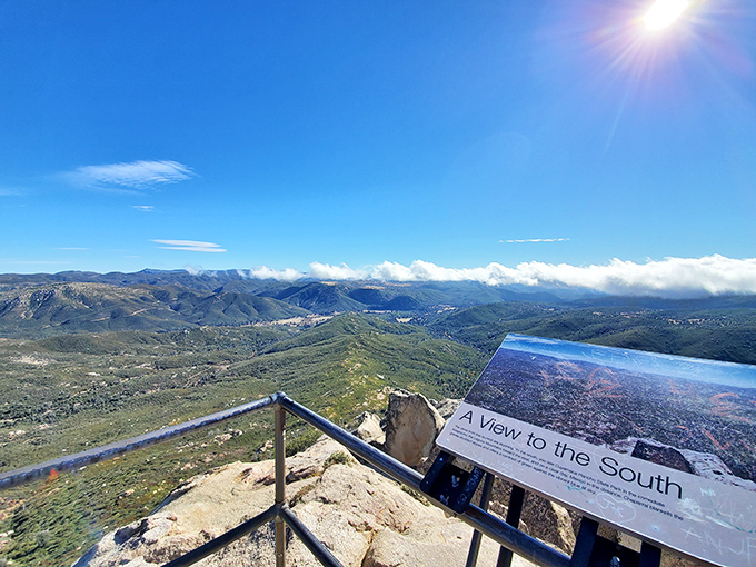 The summit viewpoint&mdash;where cell service disappears but perspective appears, offering vistas that no virtual reality headset could ever replicate.