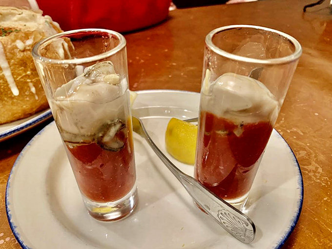 These oyster shooters go down smoother than Sinatra, with twice the kick and none of the hangover.