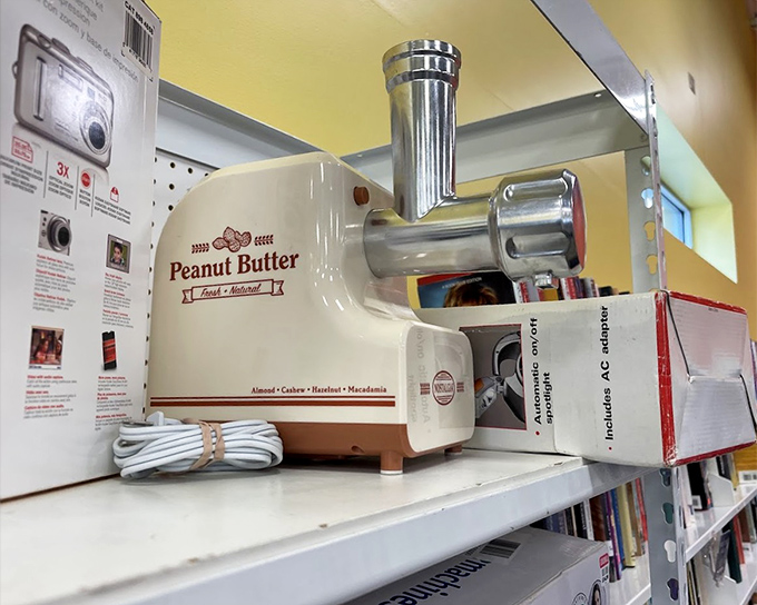 Not just any kitchen gadget&mdash;a peanut butter maker! Someone's abandoned countertop dream becomes your conversation piece for years to come.