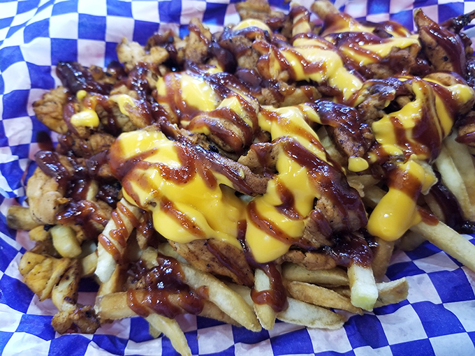 Cheese and meat in perfect harmony &ndash; like Sinatra and a good martini. These loaded fries don't just satisfy hunger; they create food memories that haunt your dreams.