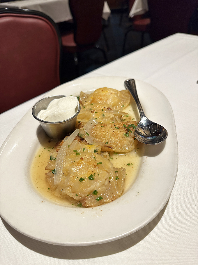Delicate pierogi bathing in butter sauce&mdash;like little Eastern European pillows of comfort that somehow found their way to Minnesota and decided to stay.