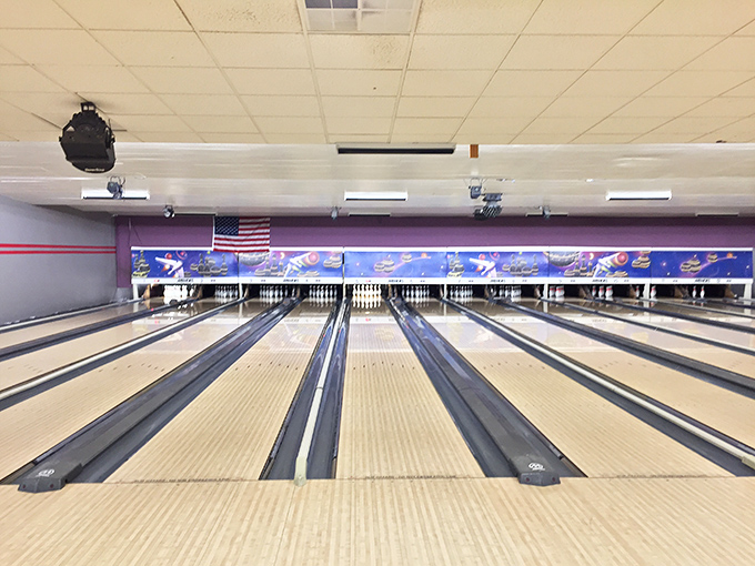At Pin Splitter Lanes, the satisfying crack of pins hasn't changed since your parents' first date night, making it bowling's answer to comfort food.