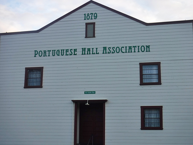 The Portuguese Hall stands as a testament to the dairy farmers who brought their culture, cuisine, and apparently excellent carpentry skills to Humboldt County.
