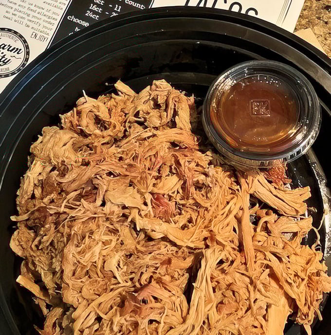 Tender, smoky, and ready for its close-up&mdash;this pulled pork has clearly been treated with the low-and-slow respect it deserves.