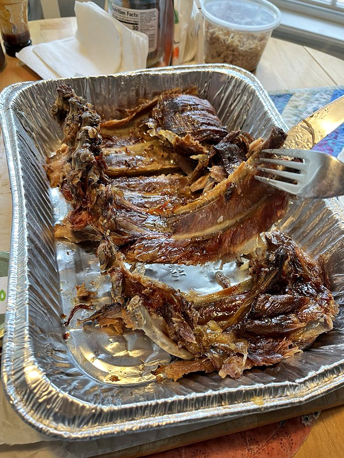 Behold the kind of ribs that make vegetarians question their life choices &ndash; glistening, smoky, and absolutely magnificent.