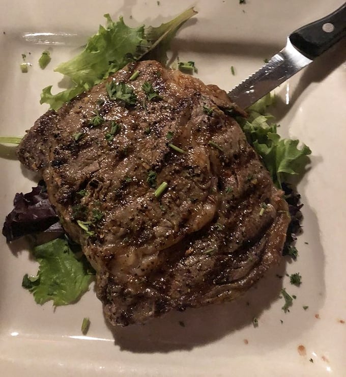 A steak that would make even the most devoted seafood lover consider a temporary defection. Perfectly seasoned and cooked with respect.