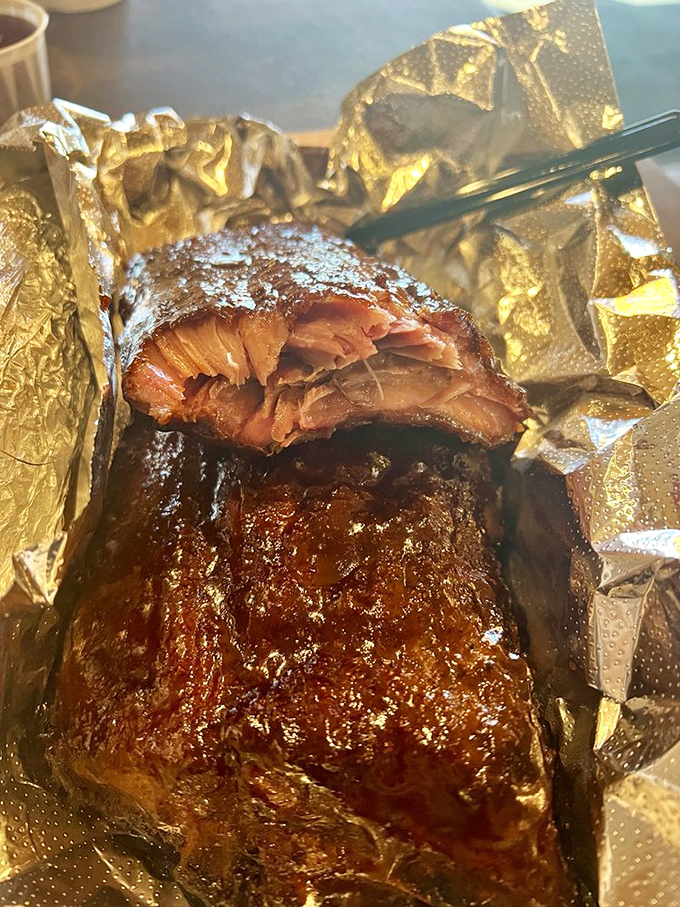 This isn't just smoked meat—it's edible evidence that patience is a virtue. That pink smoke ring is the BBQ equivalent of a Michelin star.