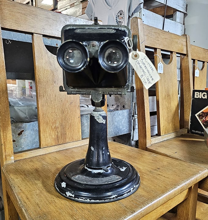 This antique stereoscope viewer isn't just a conversation piece&mdash;it's a Victorian-era Netflix that transported viewers to exotic locales long before Instagram.