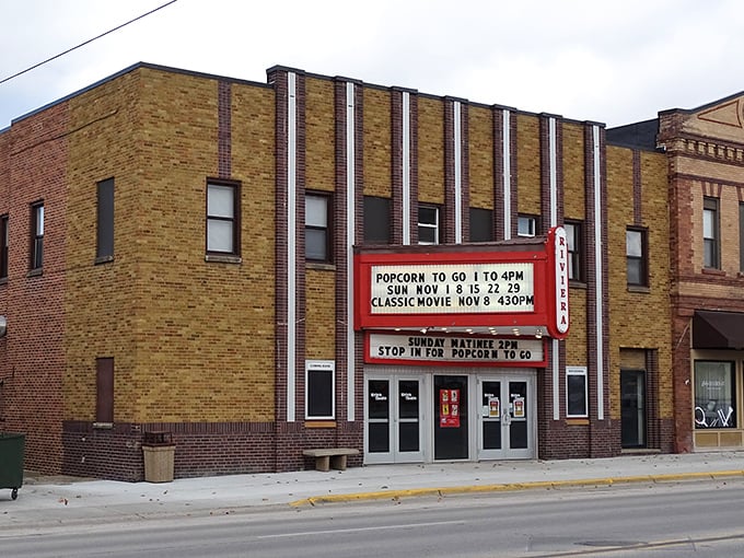 The Riviera Theatre brings big-screen magic at small-town prices. Where else can you catch a movie and grab popcorn without requiring a loan application?