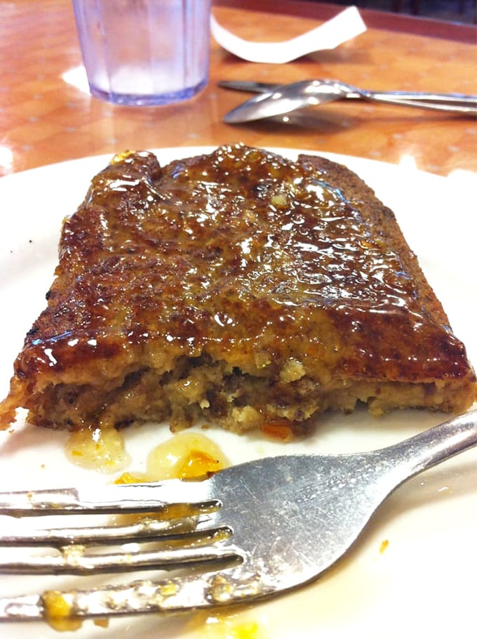 What looks like meatloaf's sophisticated cousin is actually moussaka&mdash;layers of eggplant, seasoned meat, and b&eacute;chamel sauce in perfect harmony.