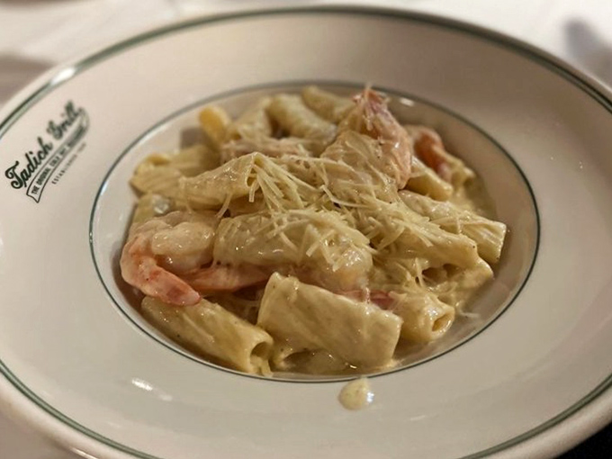 Pasta perfection with plump prawns &ndash; proof that sometimes the simplest combinations create the most memorable meals.