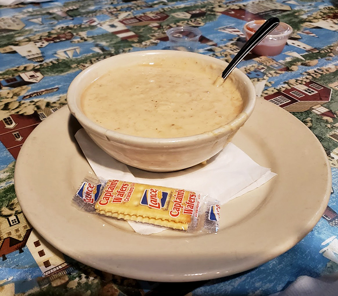 She-crab soup so creamy and rich it should come with its own warning label: "May induce involuntary food moans."