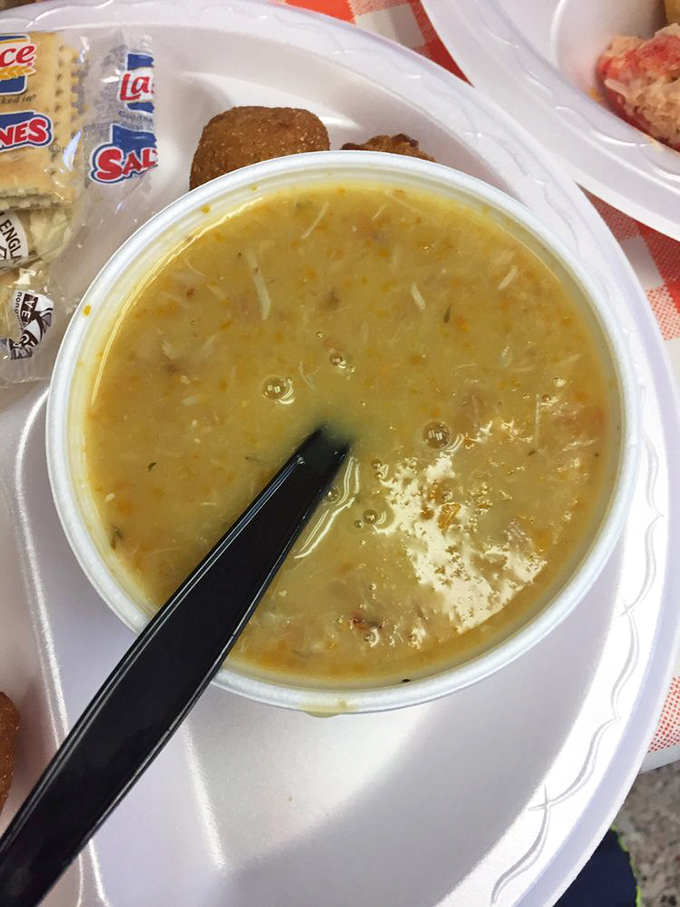 This isn't just soup&mdash;it's a creamy ocean hug in a bowl. She-crab soup so rich it could buy a vacation home on the island.