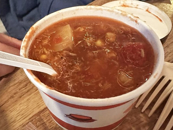 She-crab soup so rich it should have its own tax bracket. A spoonful is like a warm hug from the Chesapeake itself.