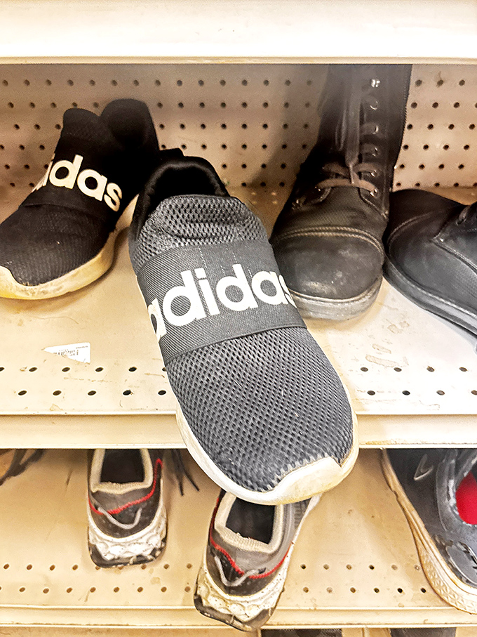Adidas meets leather boots in the footwear section &ndash; where your next favorite kicks are waiting at prices that won't make you wince.