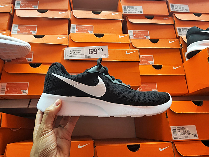 That moment when you realize these Nike sneakers cost less than your last fancy dinner &ndash; suddenly running errands becomes an opportunity to showcase your savvy shopping skills.