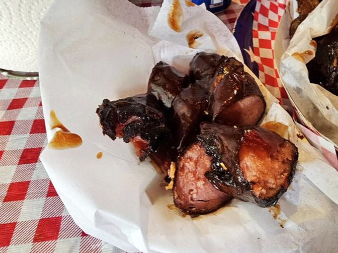 These burnt ends look like they've been kissed by smoke angels. The charred exterior protects the juicy treasure within &ndash; nature's perfect design.