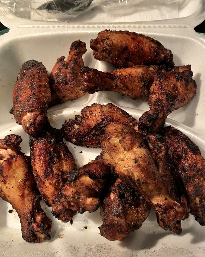 These wings aren't trying to fly&mdash;they've found their higher purpose as vehicles for smoke and spice.