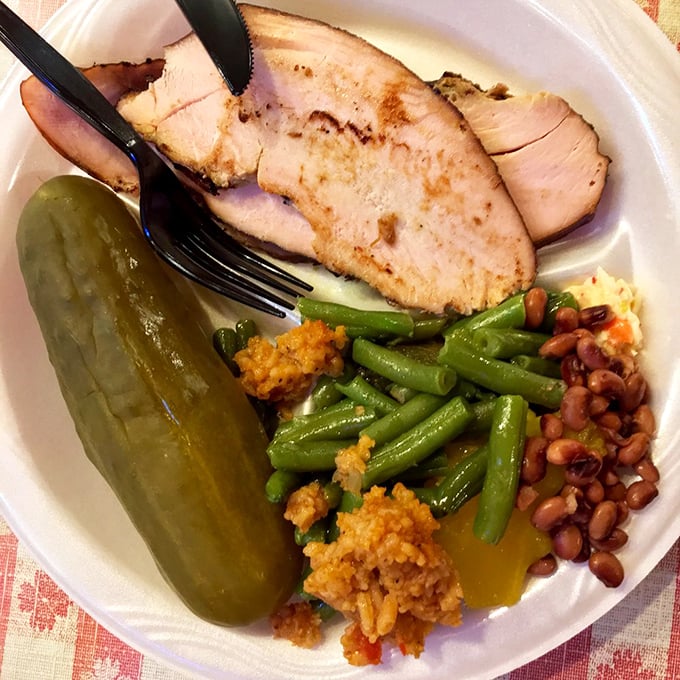 Smoked turkey that's actually moist, paired with sides that know their supporting role &ndash; this is comfort food done right.