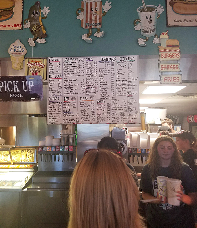 The concession stand&mdash;where movie snacks meet unexpected healthy options. Dr. DeLeonardis' pediatrician background influenced this menu that goes way beyond popcorn.