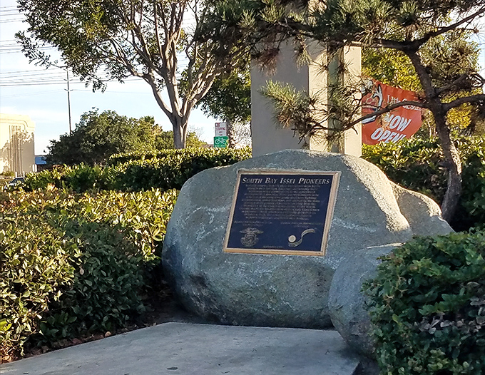 The South Bay Issei Pioneers Monument honors Japanese-American heritage in a city that values both its history and its reasonable property taxes.