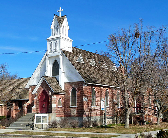 St. James' Church stands as a testament to Payette's architectural heritage, its steeple reaching skyward like a reminder of simpler, more gracious times.