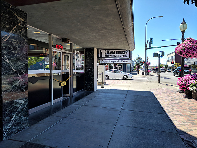 Steam Donkey Brewing Company brings craft beer culture to Aberdeen's revitalized downtown, named after logging equipment of yesteryear.