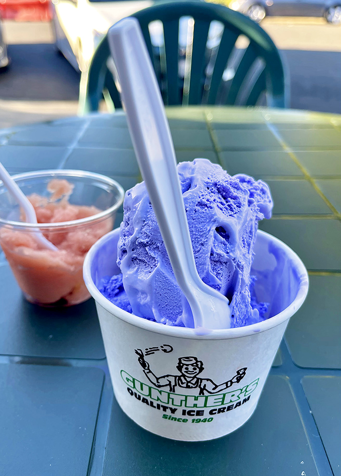 Taro ice cream that's unapologetically purple and delicious&mdash;proof that the best foods don't always come in sensible colors.