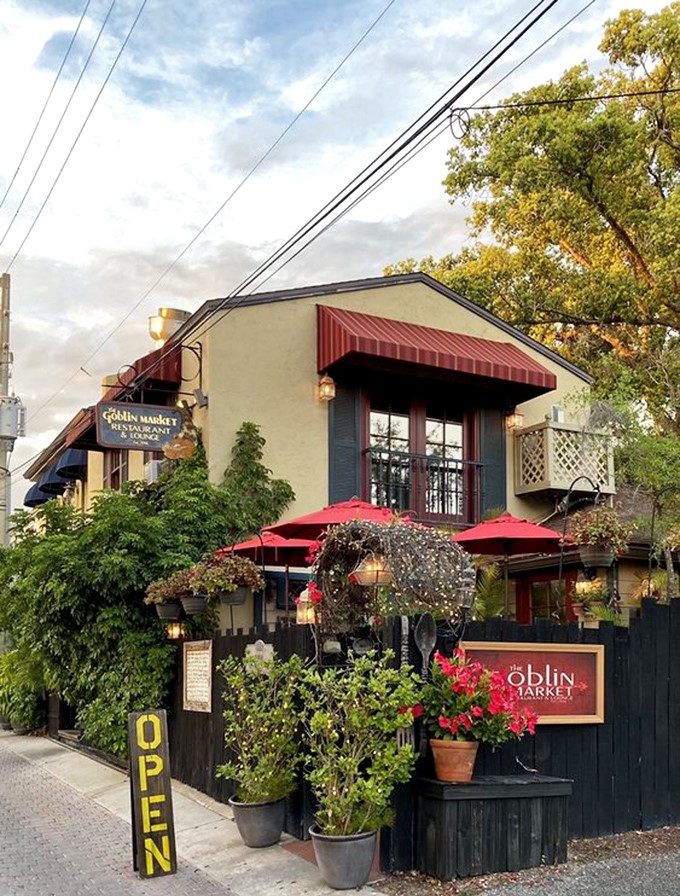 The Goblin Market isn't where fantasy creatures shop for groceries, but a literary-themed restaurant tucked into an alley that feels like stepping into a secret garden.